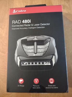 Cobra RAD 480i Laser Radar Detector –Long Range Detection, Bluetooth ...