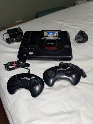 SEGA GENESIS 16-Bit System Console Authentic incl 2 Controllers Cable ...