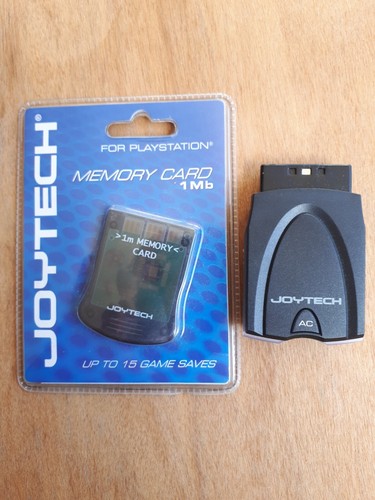 Sony Playstation 1 PS1 JOYTECH new/sealed Memory Card & Wireless ...