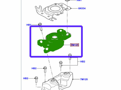LAND ROVER TRANSMISSION MOUNT LR2 RANGE ROVER EVOQUE LR024738 | eBay