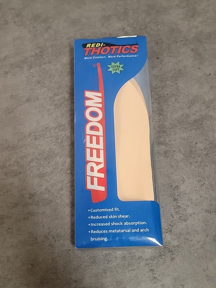 Redi Thotics Freedom Extra Soft Orthotic Insoles Size D Men 5-6.5 Women 6-7.5 | eBay