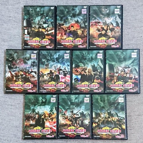 Kamen Rider Dragon Knight DVD All 10 Volumes SET used "good working ...