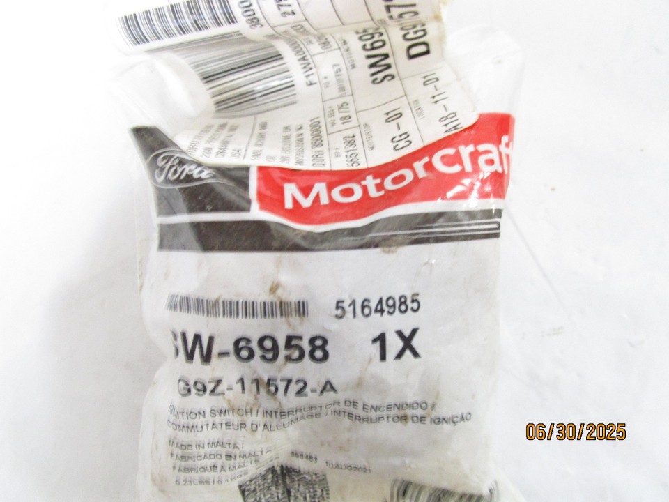 Ignition Switch-Starter Switch Motorcraft SW-6958 DG9Z-11572-A | eBay