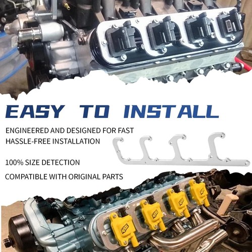 Square Coil Brackets Valve Cover For 5.3L LS LS1 LS3 LS2 LQ4 LQ9 LS6 ...