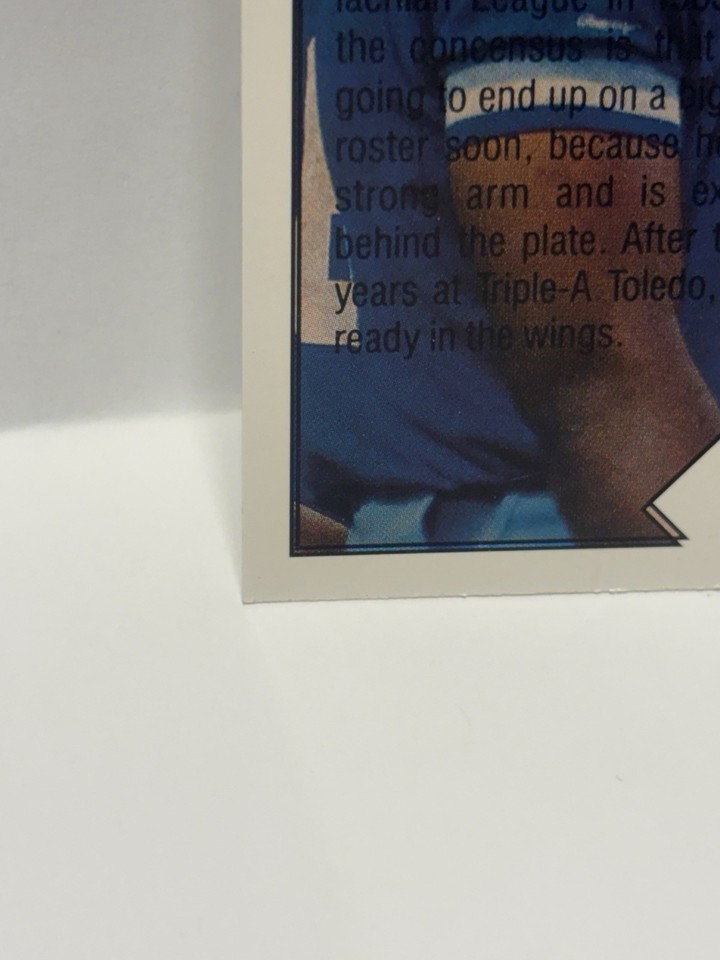 1989 Upper Deck - Bo Jackson #221 ERROR CARD with "Rey Palacios Stats ...