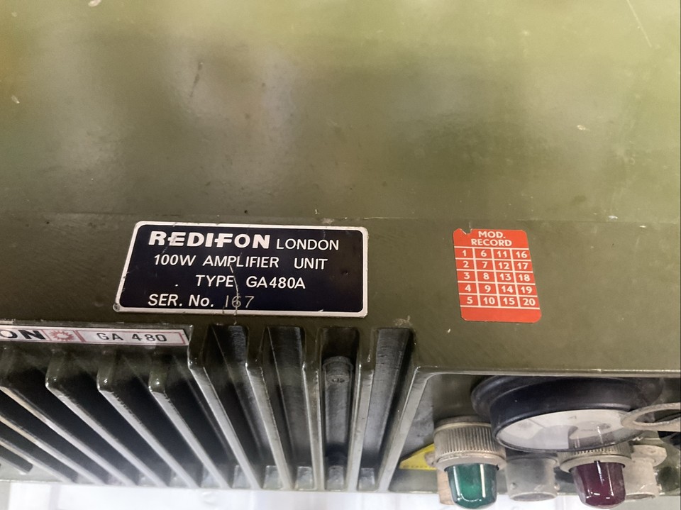 Military Radio Redifon Amplifier 100W GA480 For Gr345 And ACU9 ATU 1.5 ...