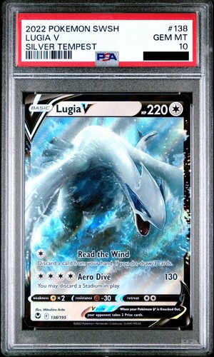 PSA 10 Lugia V 138/195 Swsh12: Sword & Shield - Silver Tempest Holo | eBay