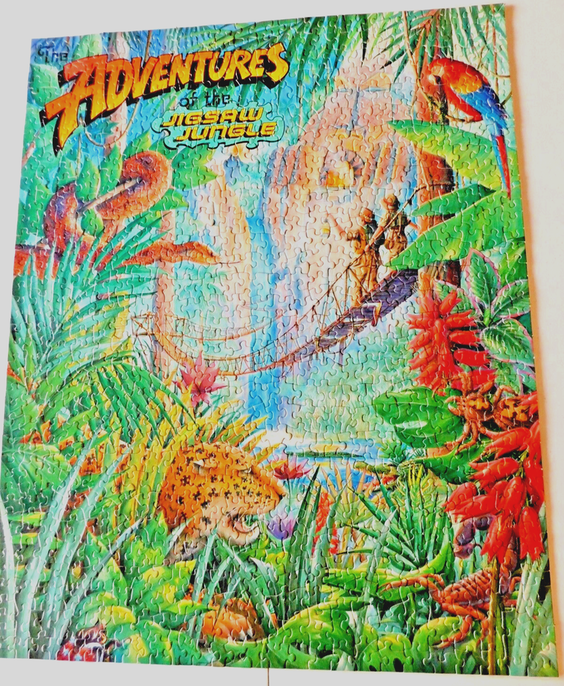 Vintage Springbok Puzzle Adventures of the Jigsaw Jungle Hallmark 1000 ...