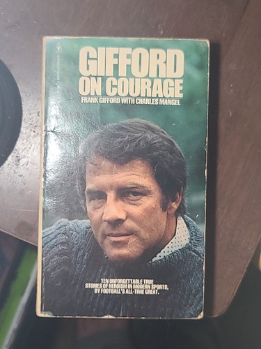 1977 Gifford On Courage by Frank Gifford with Charles Mangel Bantam ...