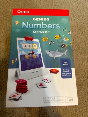 Osmo Genius Numbers Starter Kit Base for IPad Counting Game Ages 6-10 ...