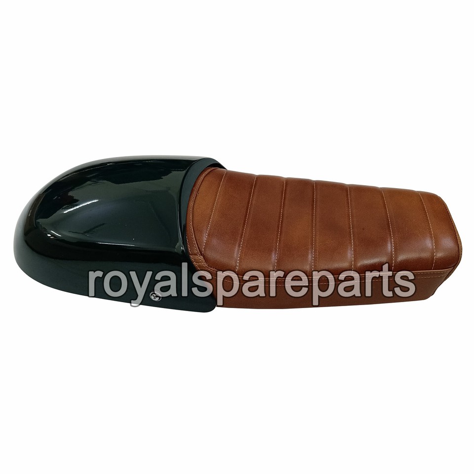 Fit For Royal Enfield GT & Interceptor 650 D8 Leather Dual Seat & Green ...