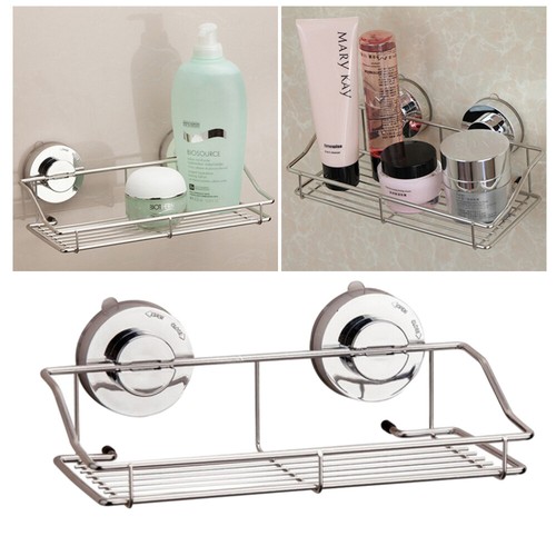 Bathroom Storage Basket Shower Gel Bottle Rack Shelves Corner Soap ...