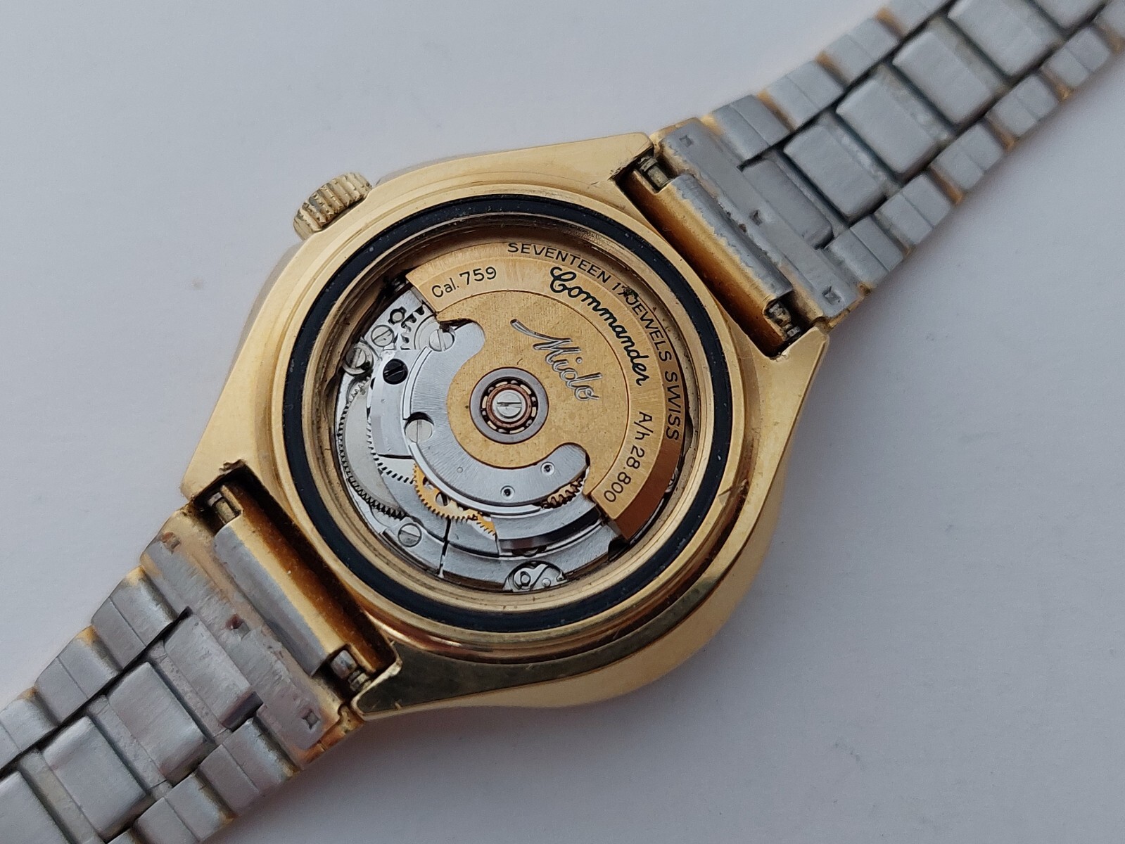 MIDO Ocean Star Commander Cal 759-Automatic for Women Ref 7589-Gold ...