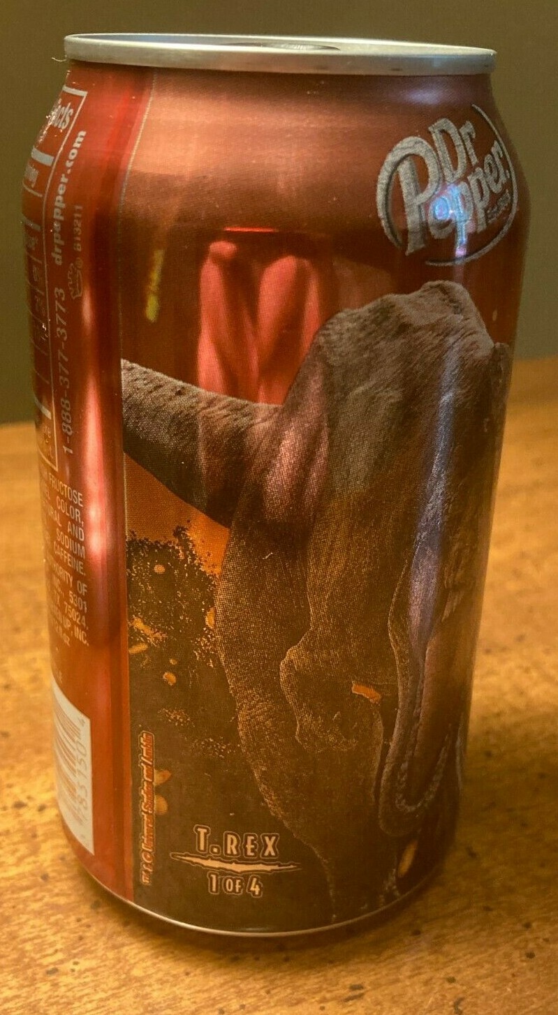 Dr Pepper Jurassic World Fallen Kingdom T-REX (12 Pack) Unopened ...