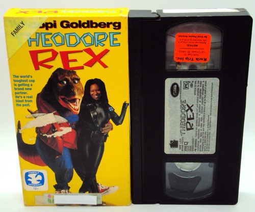 THEODORE REX VHS Whoopi Goldberg & Dinosaur Cop Live Action Comedy 1996 ...
