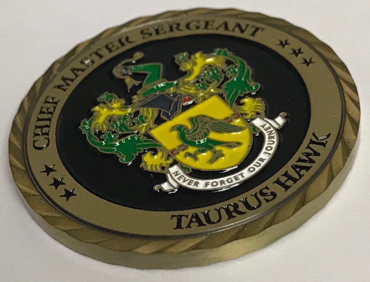 USAF Air Force Materiel Management Chief Master Sergeant Taurus Hawk ...