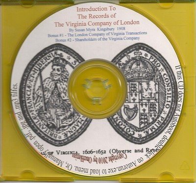Records of the Virginia Company of London - VA History | eBay
