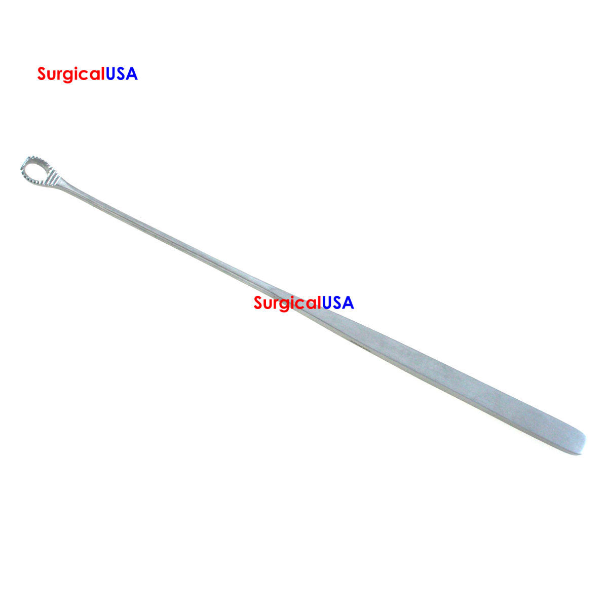 Heaney Uterine Biopsy Curette 9" Straight Shanks Oval Loop Serrated Tip ...