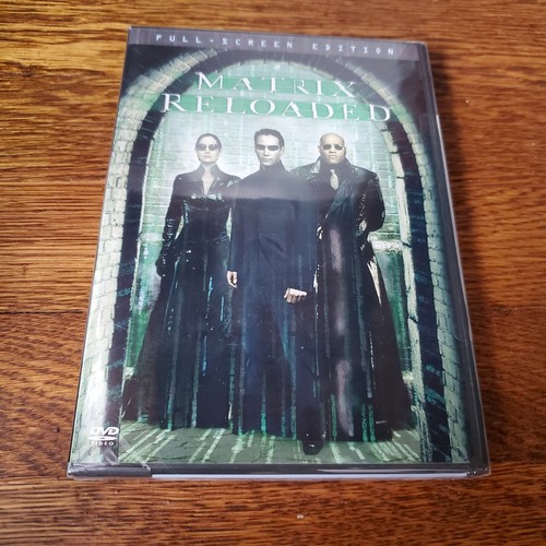 THE MATRIX RELOADED (DVD, 2003, Full-Screen) Keanu Reeves BRAND NEW ...