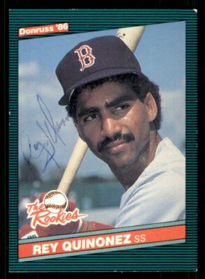 1986 Donruss Rookies Baseball #48 Rey Quinonez Signed Autograph (no COA ...