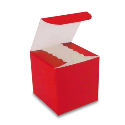 3"x3"x3" Red Gloss Gift Boxes - 10 Pack (413013) | eBay