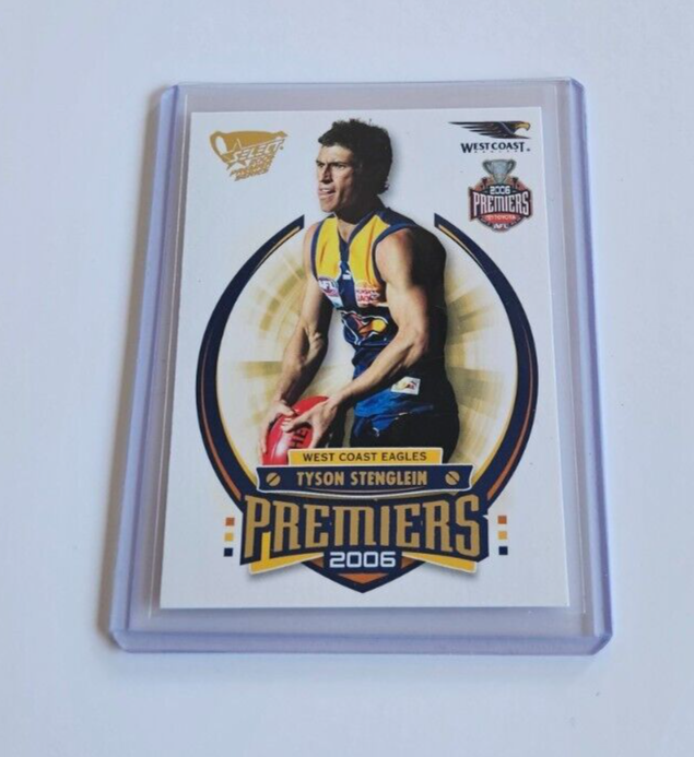 2006 AFL SELECT PREMIERSHIP CARD WEST COAST EAGLES TYSON STENGLEIN ...