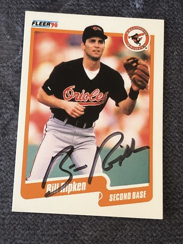 1990 Fleer Billy Ripken #186 Auto Signed | eBay