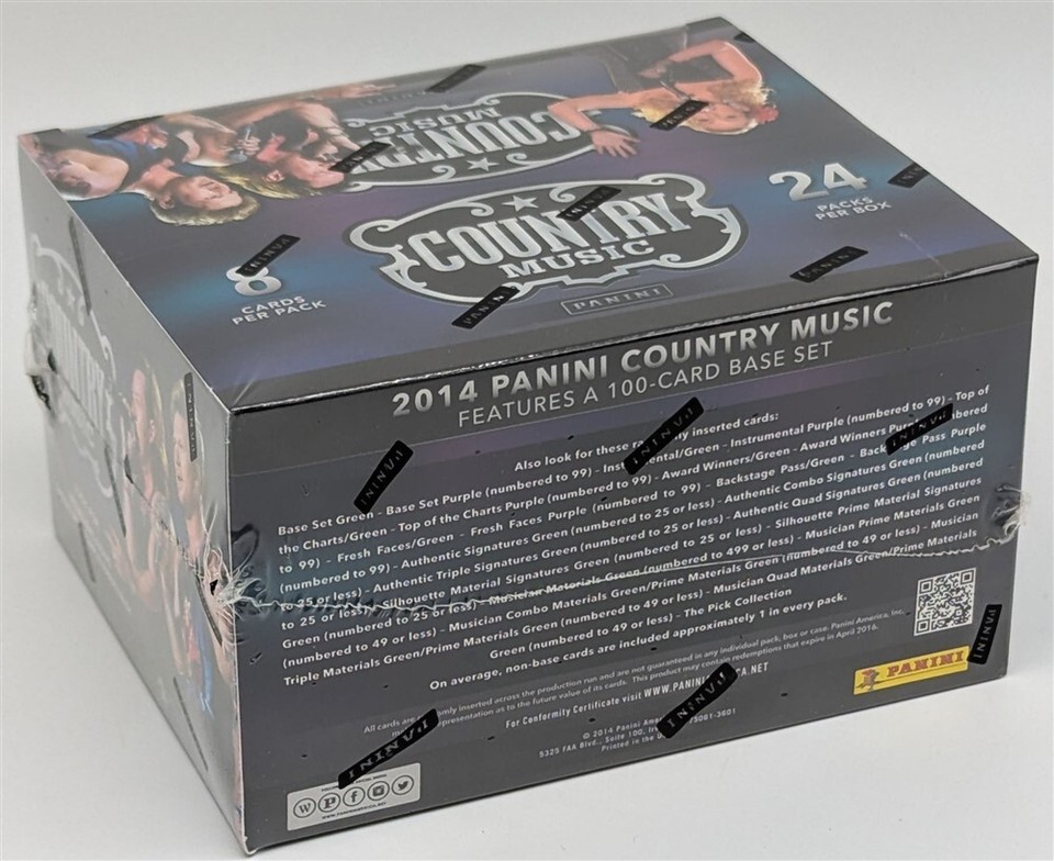 Factory Sealed Retail Box 2014 Panini Country Music Trading Cards | eBay