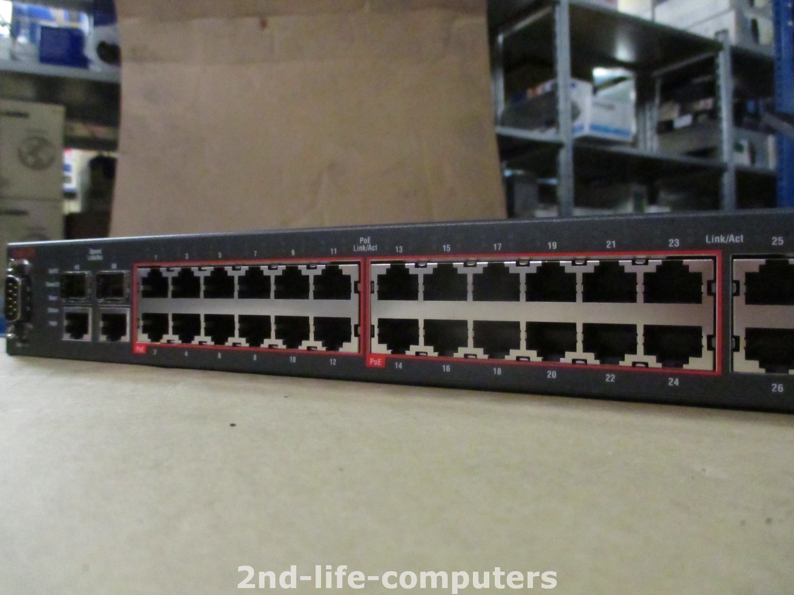 AVAYA NORTEL 2550T-PWR 220-48T-PWR 48-Port 10/100 Ethernet Managed POE ...