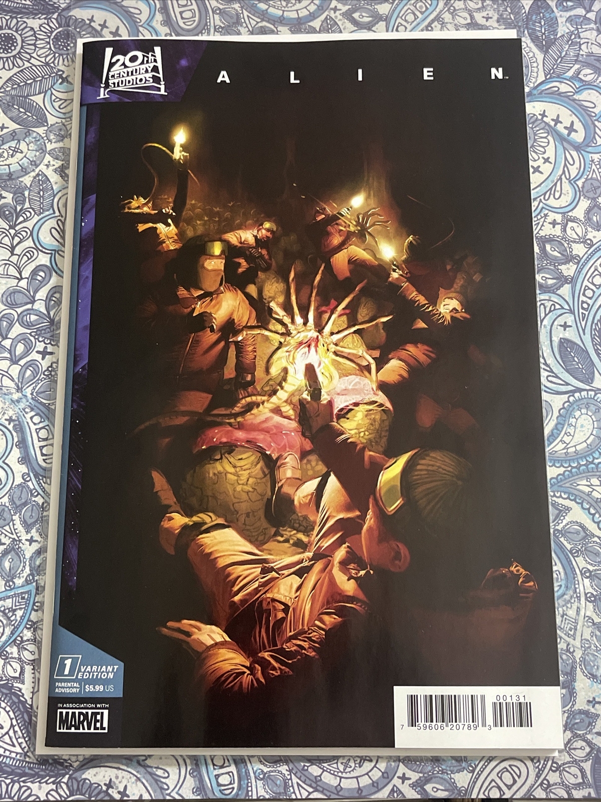 ALIEN #1 MIGUEL MERCADO VARIANT COVER C XENOMORPH MARVEL COMICS 2023 ...