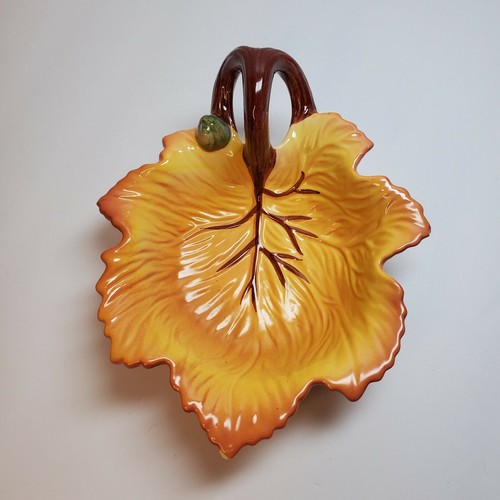 Figi Gatherings Dish 1999-GOLD Leaf Set of 2 FALL DECOR Trinket/Candy ...