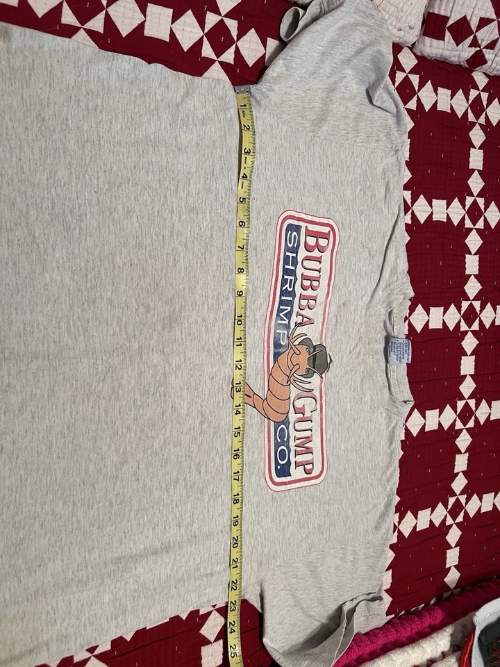 VTG Bubba Gump Shrimp T-Shirt XL OG Forrest Gump Movie Promo Single ...