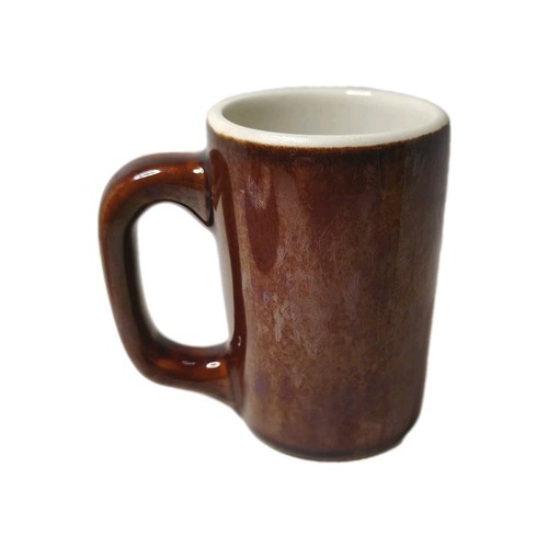 Vintage Hall 1318 Brown Thick Glaze Restaurant Heavy Duty Coffee Mug 4. ...