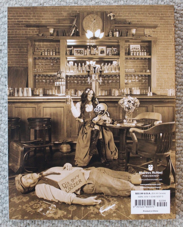 Stephan Pastis SIGNED BOOK w/sketch - PEARLS GETS PLASTERED - 1st Ed ...