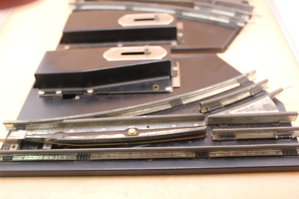 AMERICAN FLYER PREWAR O GAUGE MANUAL TRACK SWITCH SET 665 WITH ORIGINAL ...