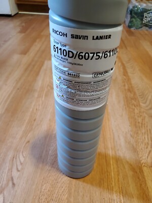 RICOH 841332 BLACK TYPE 6110D Print Toner Cartridge NEW | eBay