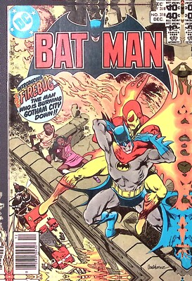 1979 BATMAN #318 DEC DC COMICS INTRODUCING THE FIREBUG Z2400 | eBay
