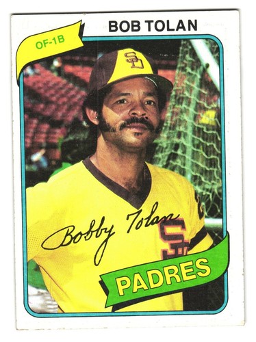 1980 Topps #708 Bob Tolan San Diego Padres | eBay