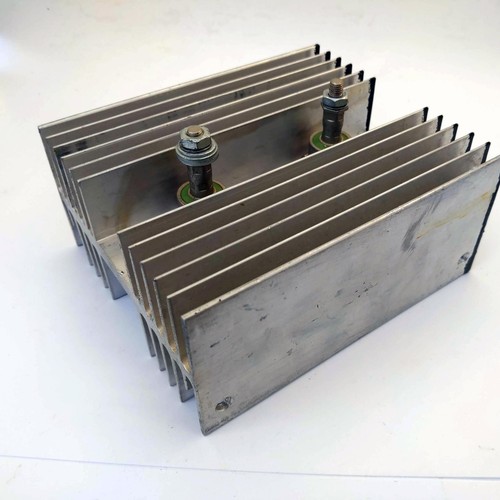 Large Heat Sink With Two Power Studs (Diodes) | eBay