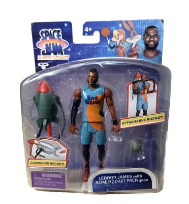 Space Jam A New Legacy Lebron James w/ ACME Rocket Pack 4000 5” Action ...