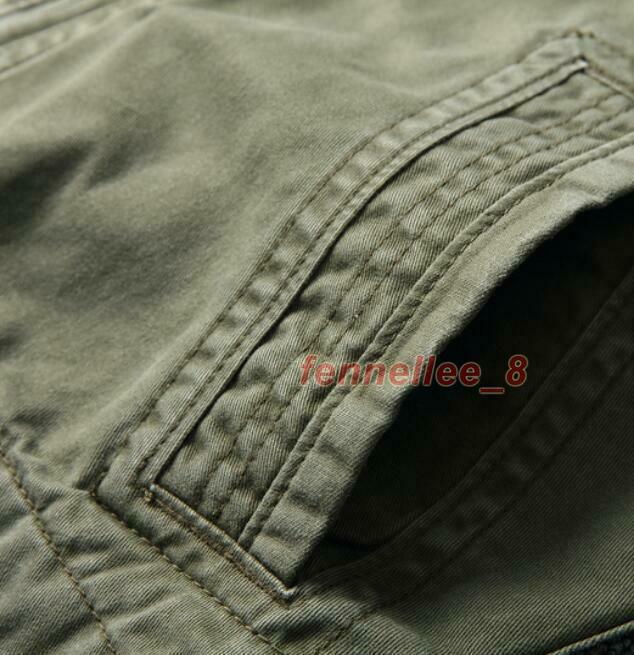 Mens Camouflage Combat Jackets Military Pockets Outdoor Army Coats ...