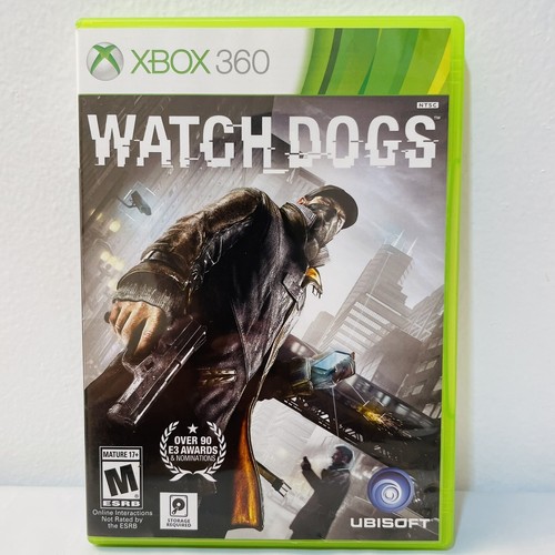 WATCH DOGS Microsoft Xbox 360 Game Disc 2 Only w/ Case no manual TESTED ...