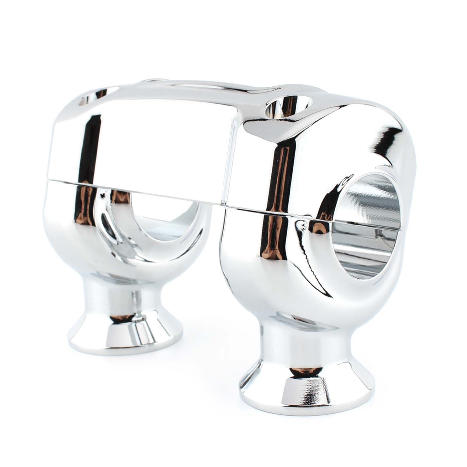 1.25 inch Handlebar Risers Top Clamp Kit For Harley Softail Dyna Street ...