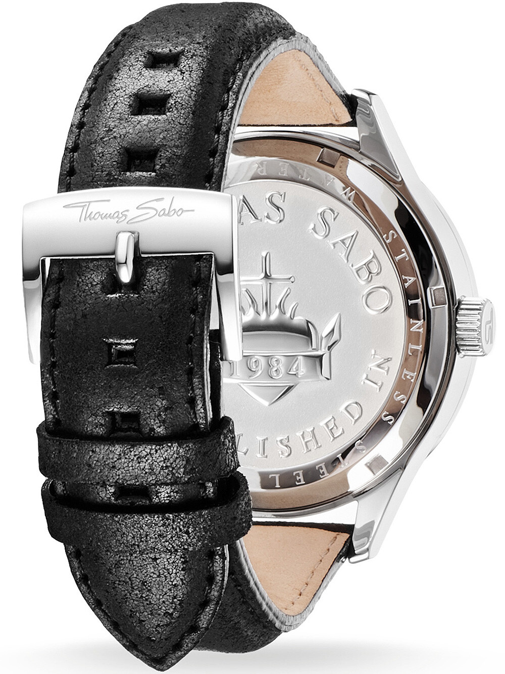 Thomas Sabo WA0210-218-203 Rebel Icon Orologio Uomo 43mm 5ATM ...