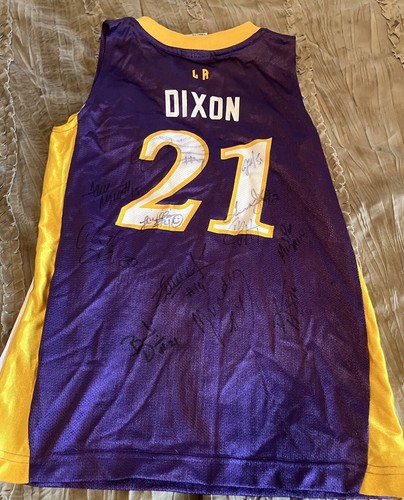 LOS ANGELES SPARKS Basketball Vintage WNBA Jersey SIGNED Reebok LISA ...
