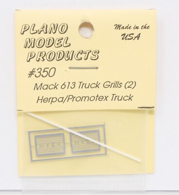 Plano Model Products 350, Mack 613 Truck Grills (2), Herpa & Promotex ...
