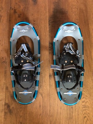 LL BEAN Winter Walker 22 Adult Aluminum Snow Shoes Blue Gray | eBay
