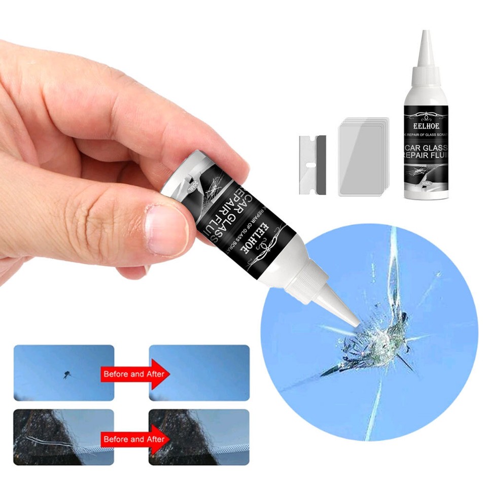 30ml Auto Cracked Glass Repair Car Windshield Cracked Repair Glass ...