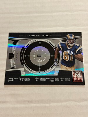 2008 DONRUSS ELITE TORRY HOLT PRIME TARGETS 364/400 HOLO RAMS SP | eBay