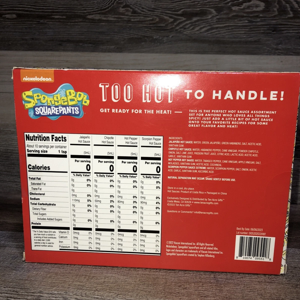 Spongebob Hot Sauce